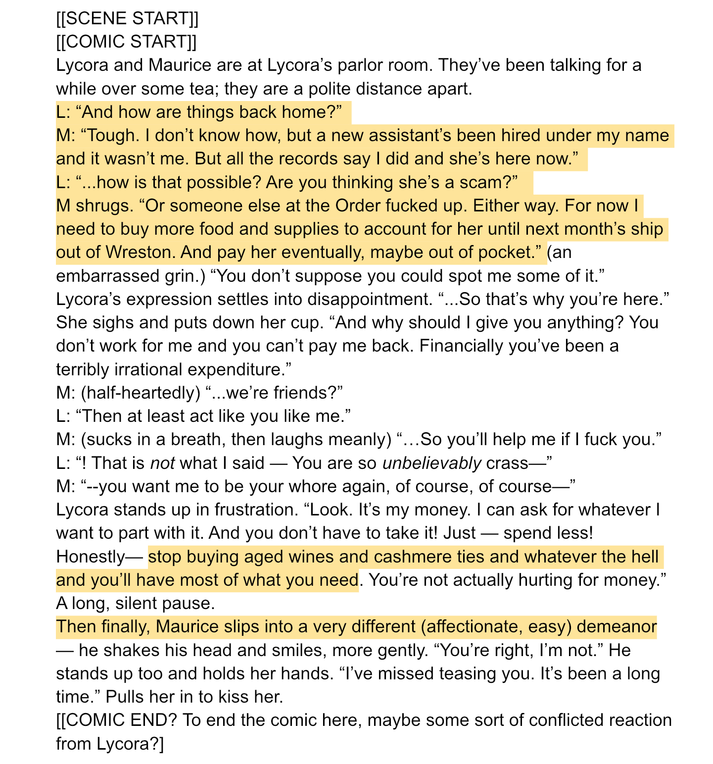 Comic Layout Commission Example – Pecky Bird – Tomatobird Art